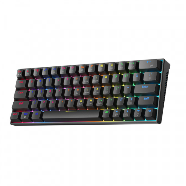 Mehanicka tastatura ZIFRIEND KA646 crna (plavi switch)