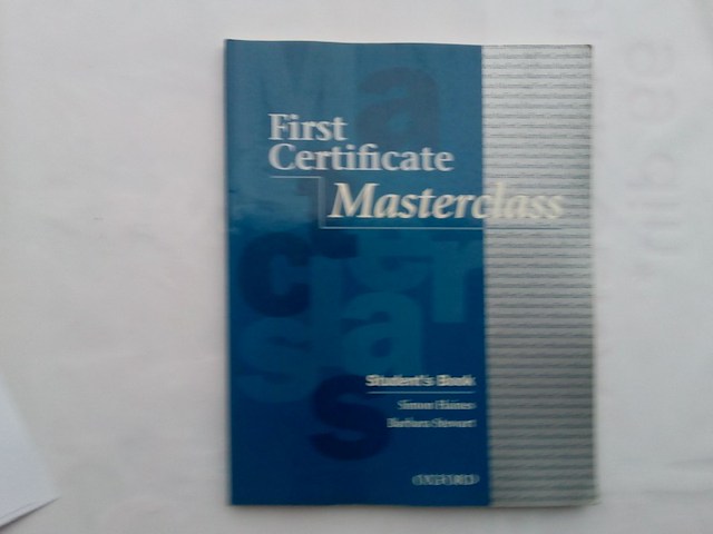 First certificate masterclass B2, S.Haines, Oxford UP