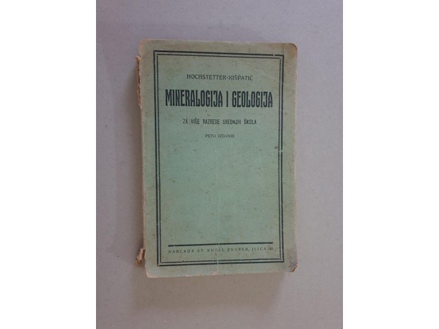 Hochstetter-Kišpatić Mineralogija i geologija, Retko !!