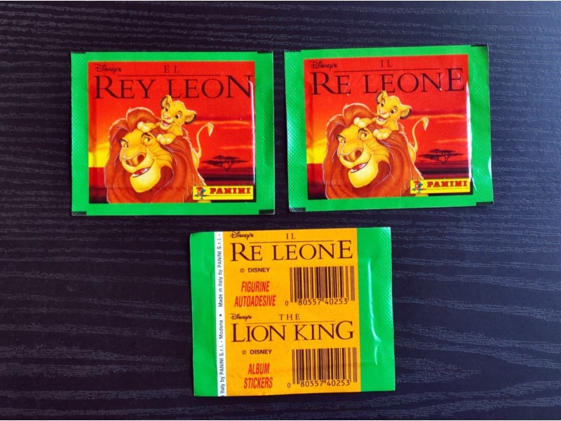 Lion King Panini Kralj Lav 3 neotvorene kesice