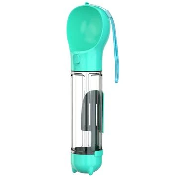 SH-01 PORTABLE MULTIFUNCTIONAL DOG WATER BOTTLE WITH POOP BAG DISPENSER