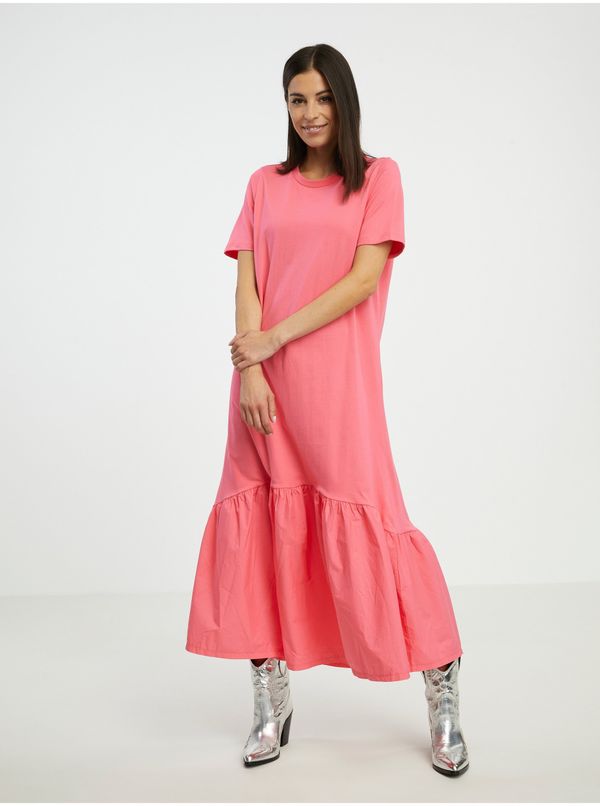 PINK WOMEN'S MAXI DRESS FRANSA - LADIES