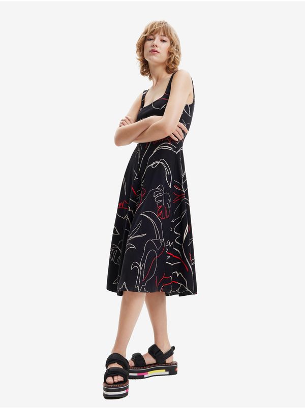 BLACK DRESS DESIGUAL CAMBRIDGE - WOMEN