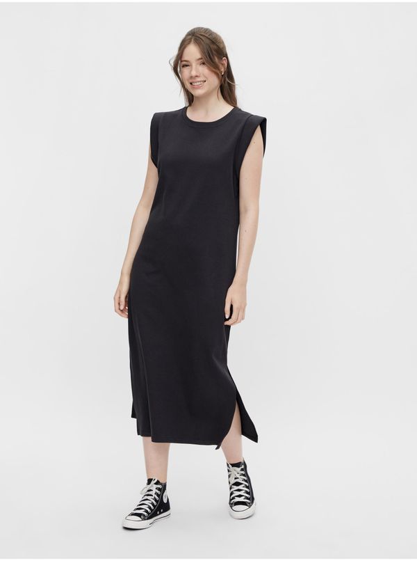 BLACK WOMEN'S BASIC MAXI DRESS PIECES CHILLI - WOMEN'S