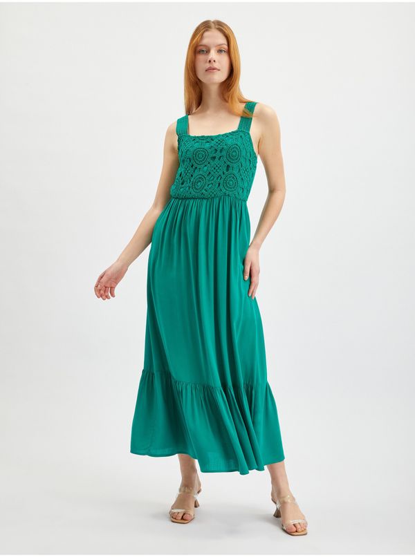 ORSAY GREEN LADIES MAXI-DRESSES - WOMEN
