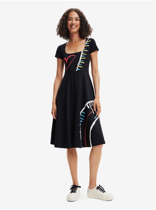 BLACK DESIGUAL LISA DRESS - WOMEN
