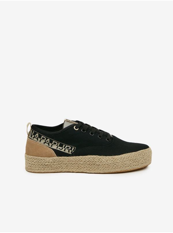 BLACK WOMEN'S PLATFORM SHOES NAPAPIJRI - WOMEN