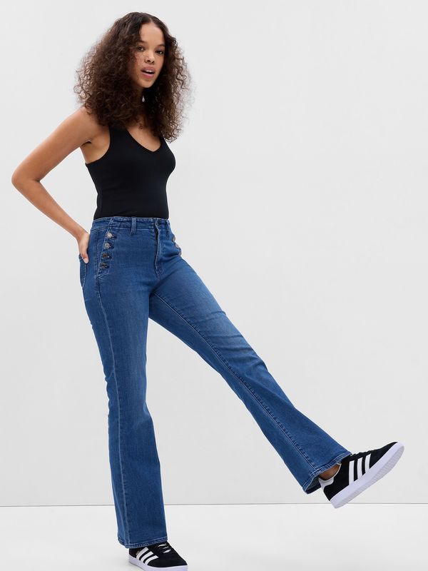 GAP JEANS '70S FLARE HIGH RISE - WOMEN