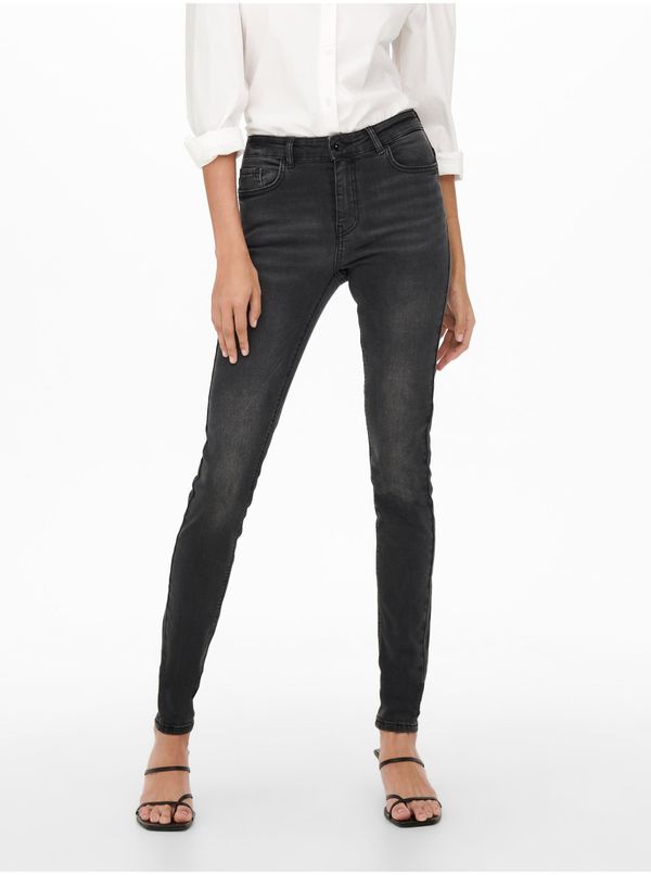 BLACK WOMEN'S SKINNY FIT JEANS JDY BLUME - WOMEN