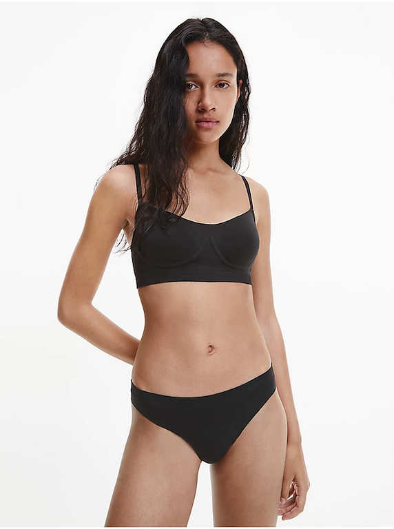 CALVIN KLEIN UNDERWEAR BLACK WOMEN'S BRA - WOMEN