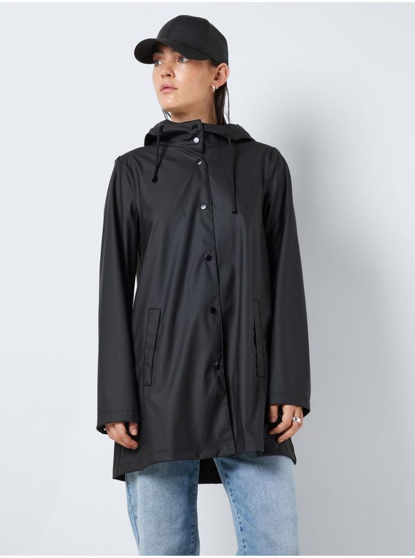Black women's waterproof coat Noisy May Sky - Women