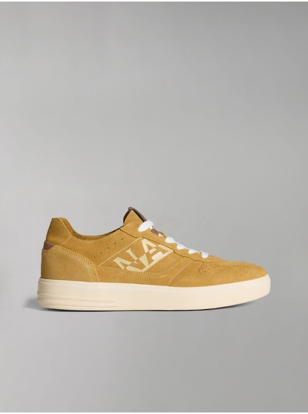 LIGHT BROWN MEN'S SUEDE SNEAKERS NAPAPIJRI - MEN'S