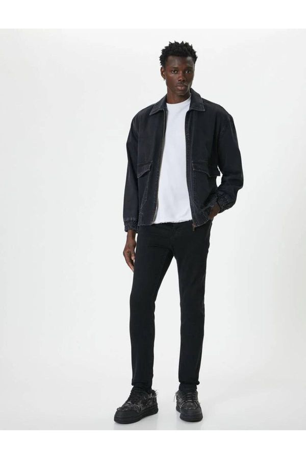 KOTON MEN'S BLACK JEANS