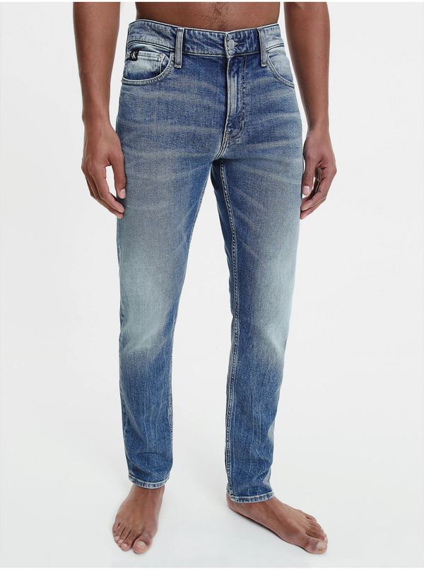 BLUE MEN'S SLIM FIT JEANS CALVIN KLEIN JEANS - MEN