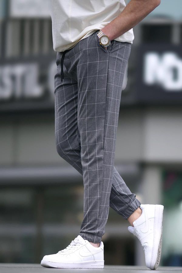 MADMEXT PLAID ANTHRACITE JOGGER