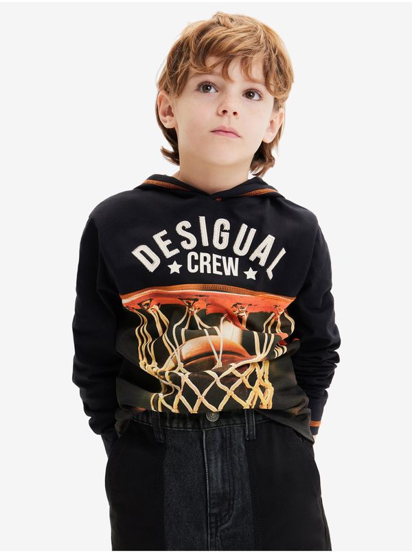BLACK DESIGUAL JORDAN HOODIE FOR BOYS - BOYS