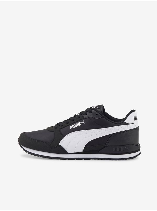 BLACK CHILDREN'S SNEAKERS PUMA ST RUNNER V3 NL JR - BOYS