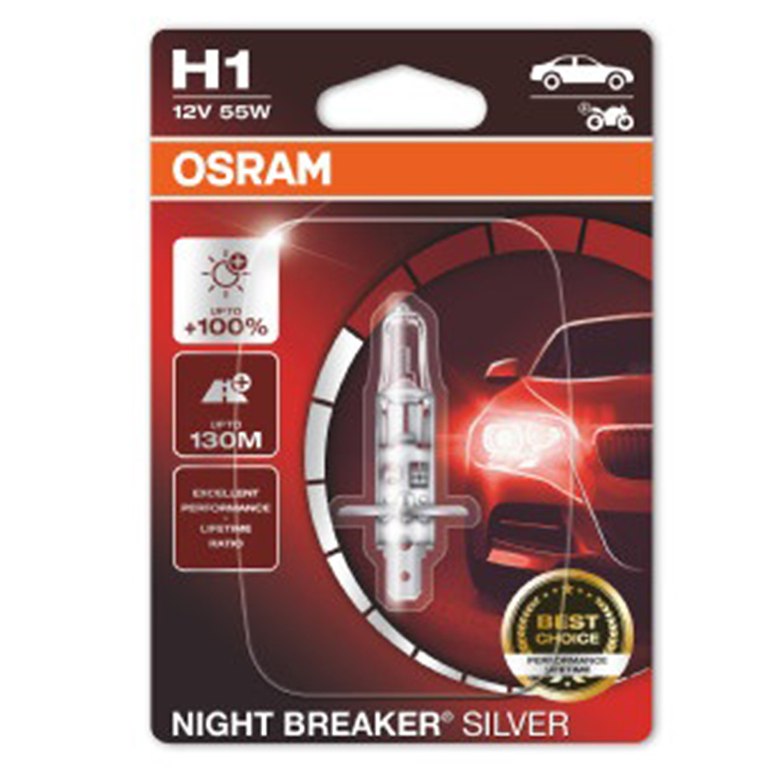 SIJAL 12/H1 64150NBS-01B 55W P14.5S BLI1 OSRAM