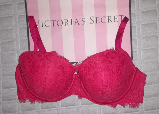 Victoria secret crveni cipka brus 80D NOVO!%