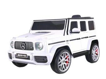 Automobil na akumulator beli Mercedes G63