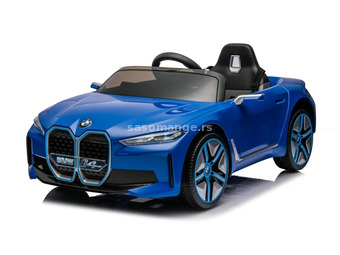 Automobil na akumulator plavi BMW I4