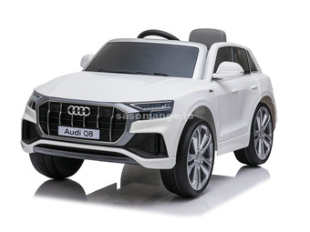 Automobil na akumulator beli Licencirani Audi Q8