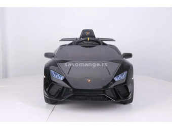 Automobil na akumulator crni Lamborghini Huracan