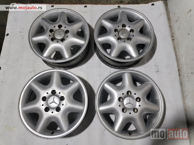 99. Alu Felne 5X112, 15-ice, za Mercedes, 6J, ET31, cen. rupa 66.6 mm