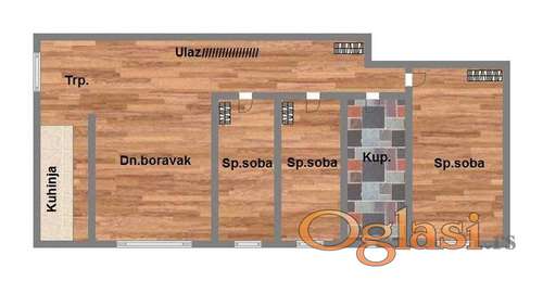 Cetvorosoban 84m2 Novi Sad