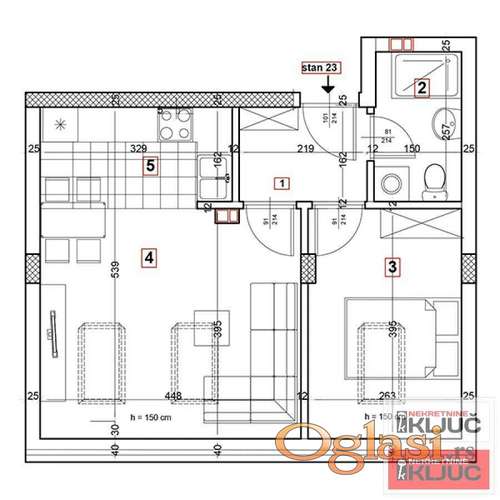 PODBARA, 39m2, Jednoiposoban sa pdv, Izgradnja