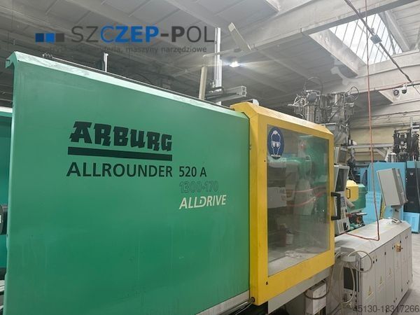 Mašina za kalup za ubrizgavanje
Arburg 520A 1300-170 Alldrive