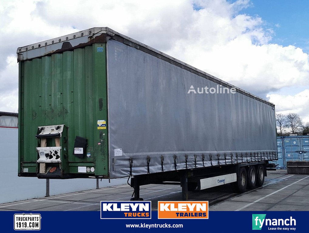 Krone SD BPW DRUM BRAKES poluprikolica sa kliznom ceradom