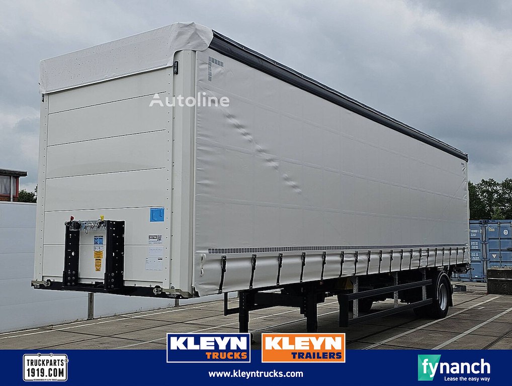 KLEYN TRAILERS PRSH 10 TRI STEERAXLE TAILLIFT poluprikolica sa kliznom ceradom