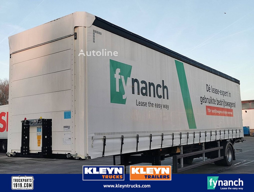 KLEYN TRAILERS PRSH 10 TRI STEERAXLE TAILLIFT poluprikolica sa kliznom ceradom