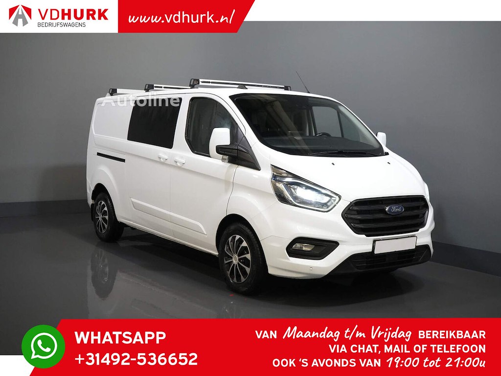 Ford Transit Custom 2.0 TDCI 170 pk Aut. L2 DC Dubbel Cabine/ Standka minibus furgon