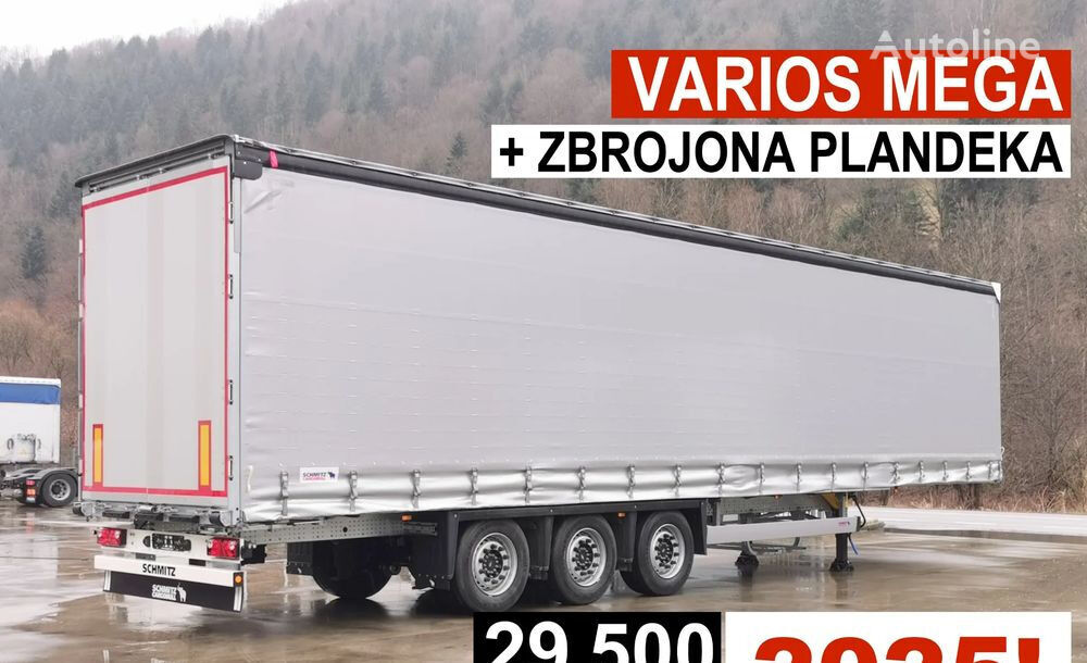 Nova Schmitz Cargobull MEGA VARIOS poluprikolica sa kliznom ceradom