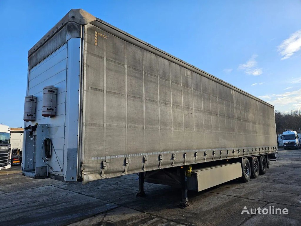 Schmitz Cargobull SCB S3T Standard, Pallet box, Lifting Axle poluprikolica sa kliznom ceradom