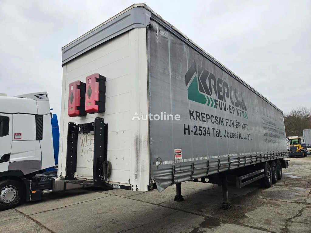 Kögel S24 Standard lifting Axle A poluprikolica sa kliznom ceradom