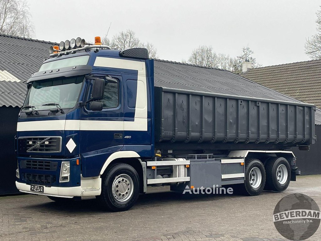 Volvo FM 480 6X2R container kiper