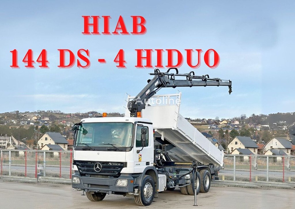 Mercedes-Benz ACTROS 2636 * HIAB 144 DS-4 HIDUO + FUNK/6x4 kiper