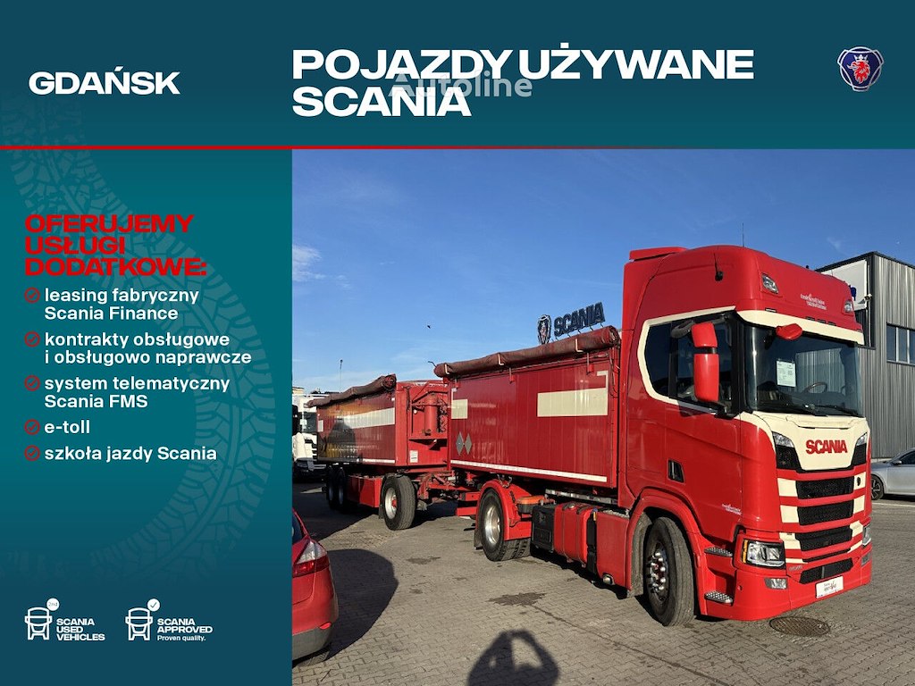 Scania R 540 kiper + prikolica kiper