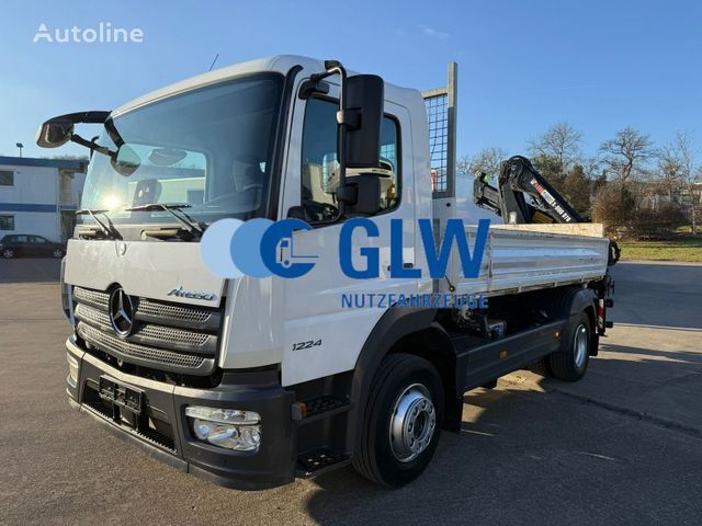 Mercedes-Benz ATEGO 1224 K Kipper MEILLER Kran HIAB 078 kiper