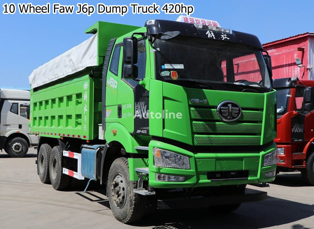 FAW 10 Wheel Faw J6p Dump Truck For Tanzania kiper