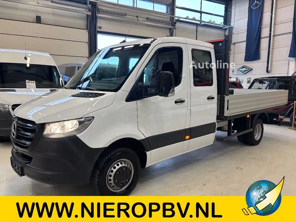 Novi Mercedes-Benz Sprinter 517CDI Dubbelcabine 6 Persoons Openlaadbak Airco Cruise kamion s ravnom platformom < 3.5t