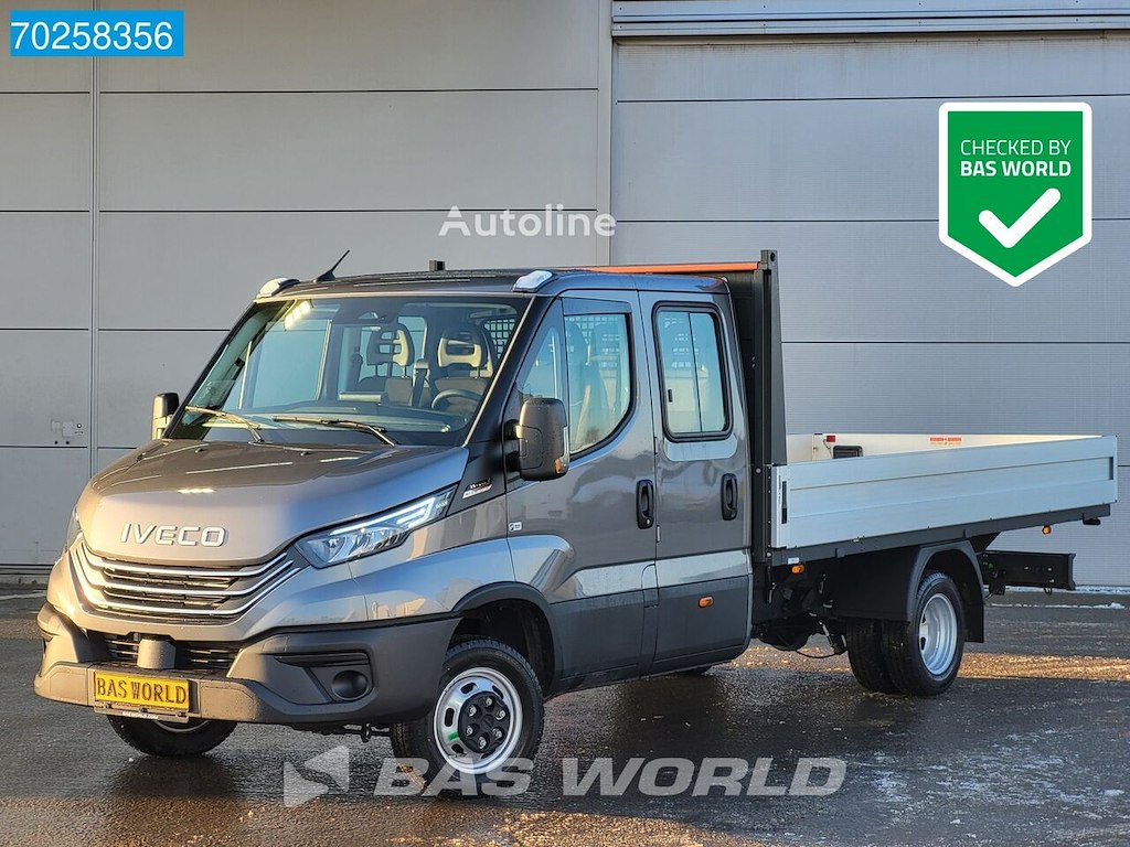 Novi IVECO Daily 35C21 Automaat 2025model Open laadbak Dubbel Cabine CarPla kamion s ravnom platformom < 3.5t