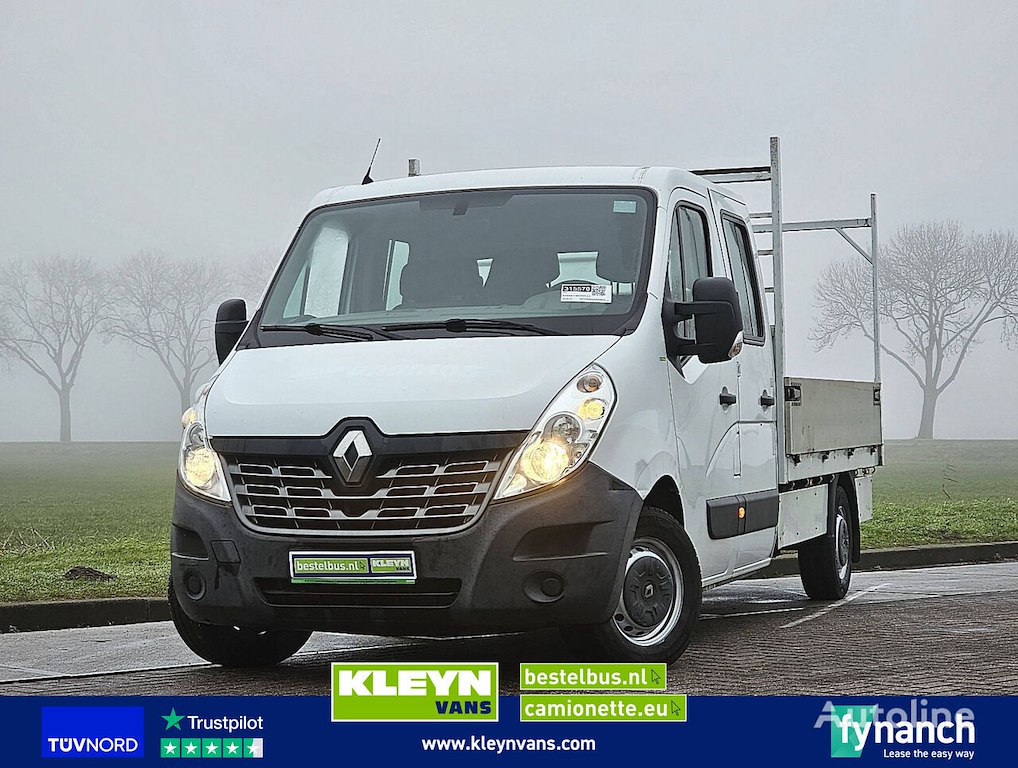 Renault MASTER 2.3 DUB.CAB Open-Laadbak kamion s ravnom platformom < 3.5t