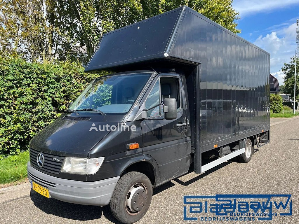 Mercedes-Benz Sprinter 412 D bakwagen , laadklep kamion furgon < 3.5t