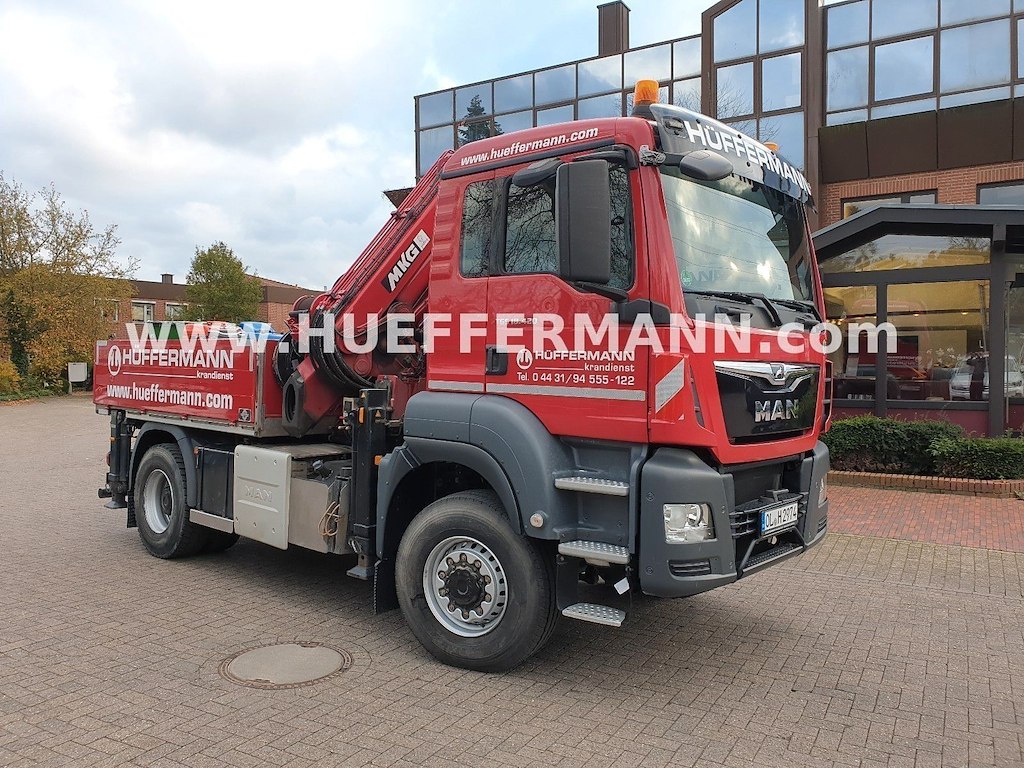 MAN TGS 18.420 4x4 MKG HLK 341 SHP Klima AHK kamion s ravnom platformom