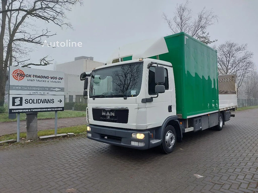 MAN TGL 12.220 Manual-pritsche+koffer-airco-euro 5 kamion furgon