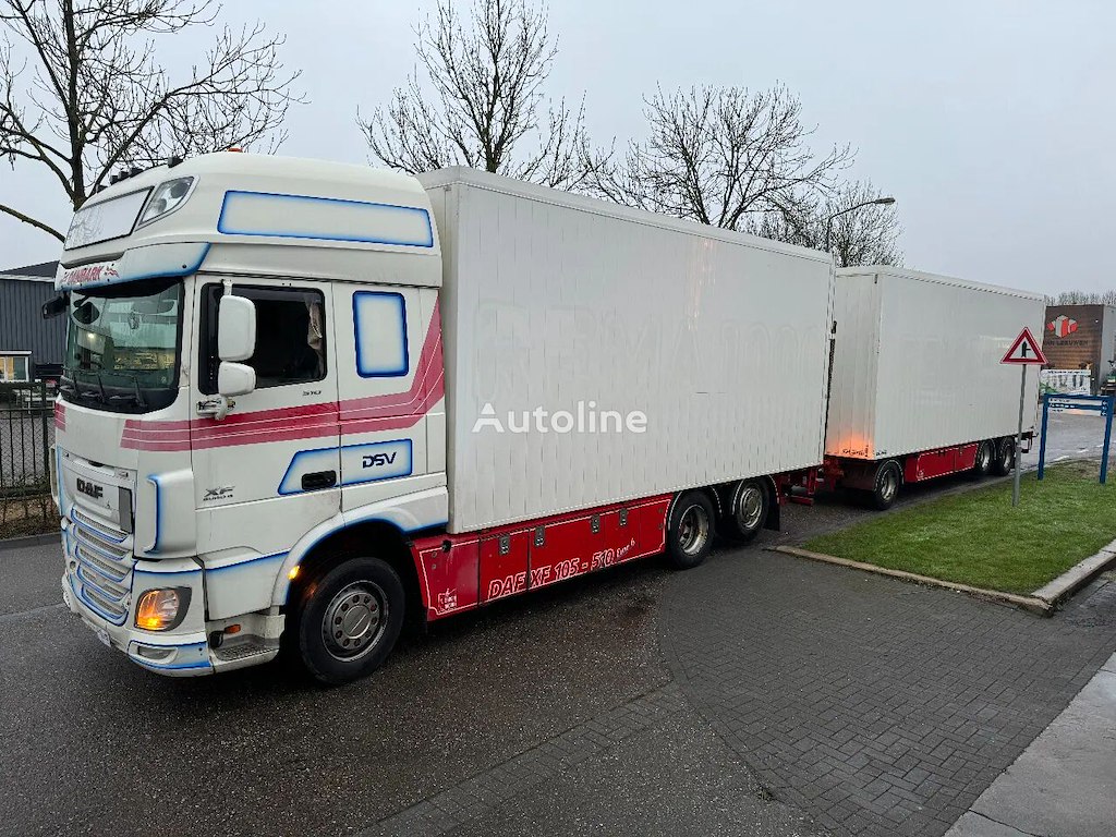 DAF XF 510 6X2 + KELBERG HANGER EURO 6 ZEPRO + REMOTE RETARDER kamion furgon